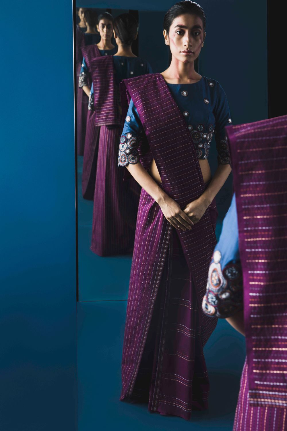 Two Piece Interchangeable Saree – Priya Agarwal